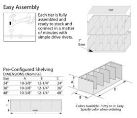Stackable Shelving – Chart Storage – Charts Carts